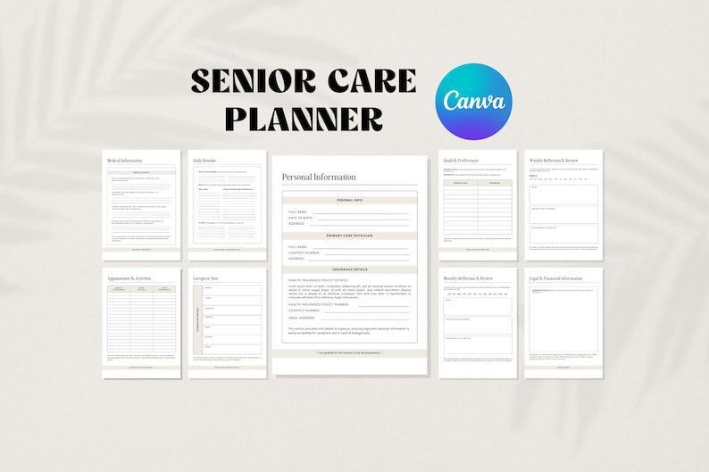 Senior Care Planner | Caregiver Planner | Elderly Care | Caregiver ...