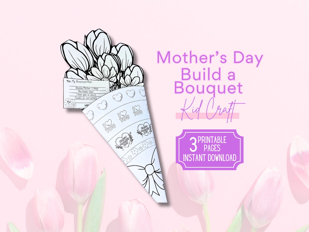 Mothers Day Craft Printable | DIY Crafts for Kids Mothers Day ...
