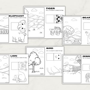 Zoo Animal Craft | Preschool Activity | Printable Crafts | Toddler ...