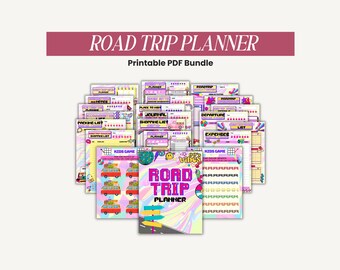Road Trip Planners Road Trip Planner Vacation Road Trip Planner ...