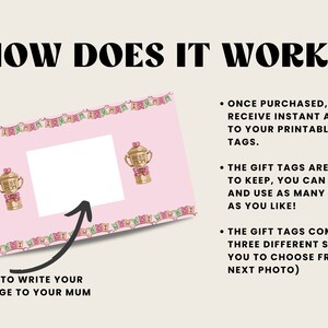 Happy Mothers Day Gift Tags Printable Mothers Day Gift Tag Happy ...