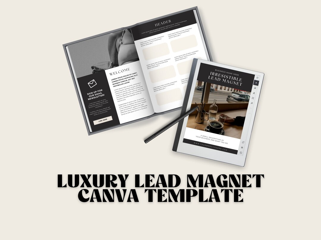 Lead Magnet Template Canva | Lead Magnet Template | Lead Magnets ...