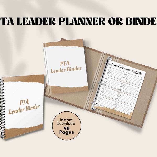 Pta President Binder - Etsy