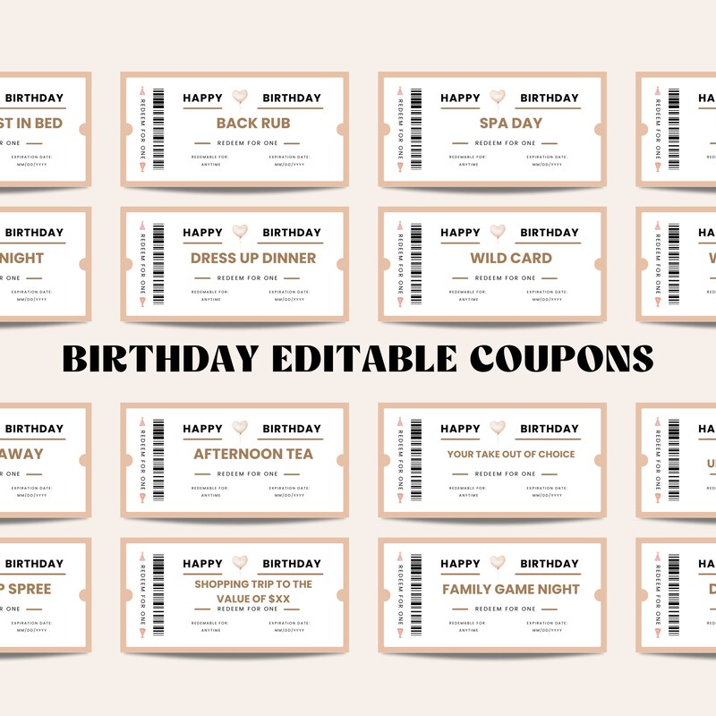 Coupon Template - Etsy