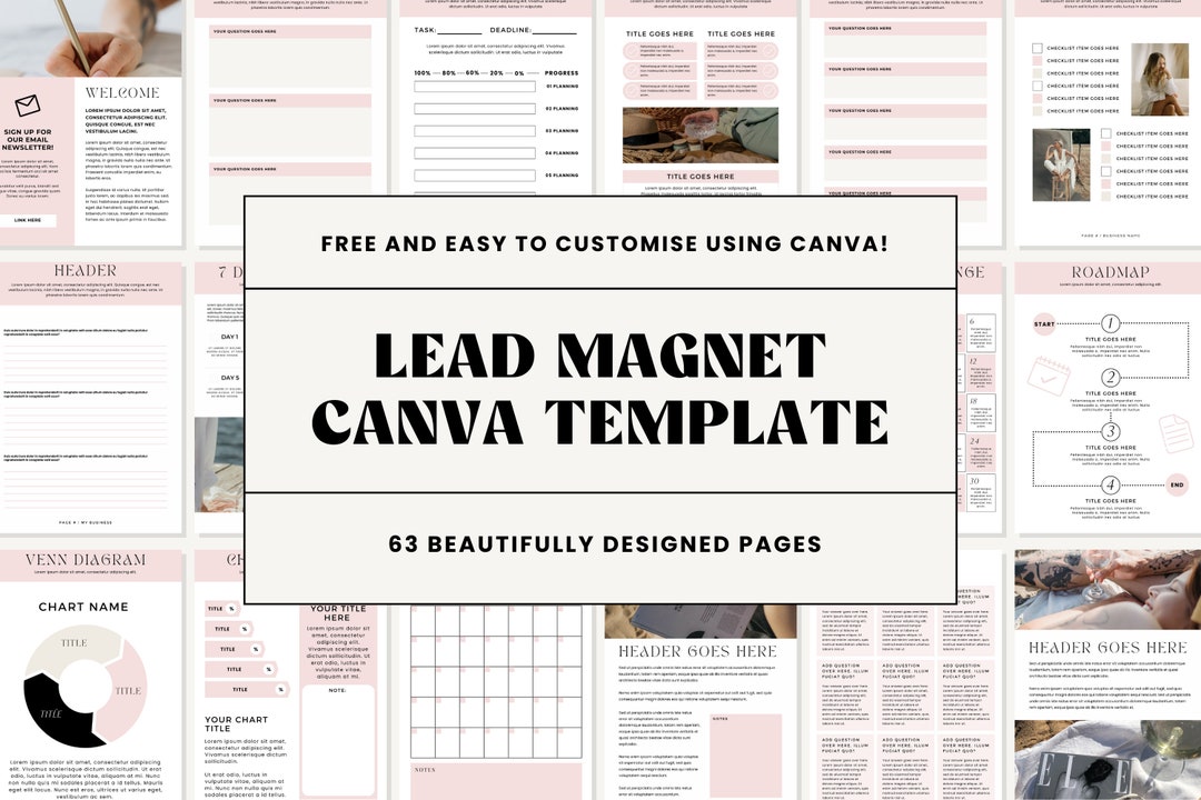 Lead Magnet Template Canva | Lead Magnet Template | Lead Magnets ...