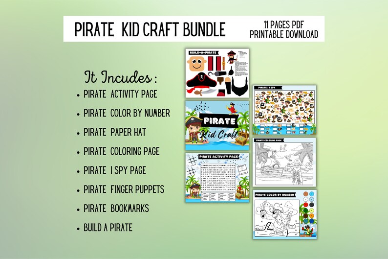 Pirate Printable | Pirate Printable Activities | Printable Crafts for ...