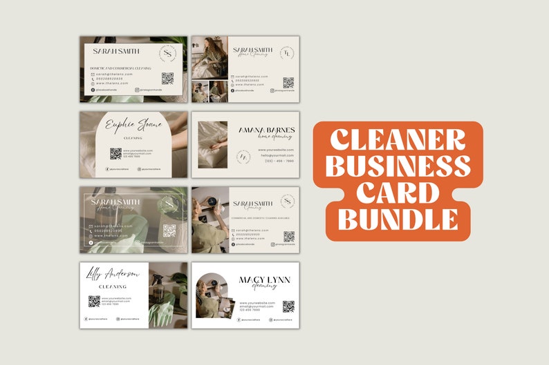 Cleaning Services Business Cards | Cleaning Business Card Template ...