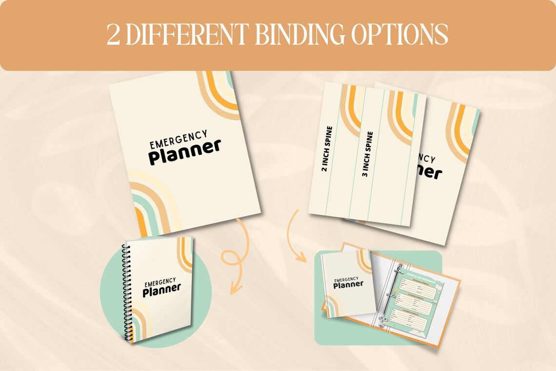 Emergency Binder Printables PDF | Family Emergency Binder | Emergency ...