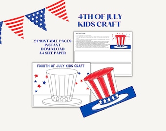 4th of July Craft | 4th of July Kids Craft | 4th July Craft for Kids ...