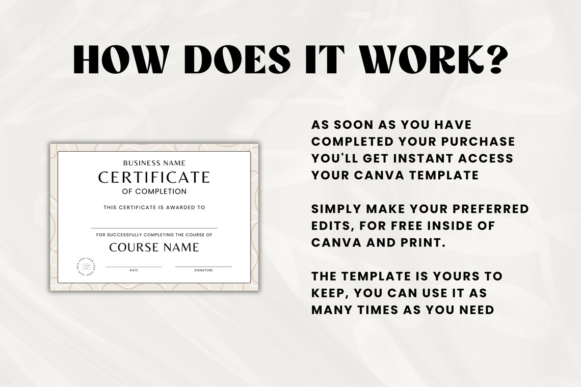 Printable Certificate of Completion | Certification of Completion ...