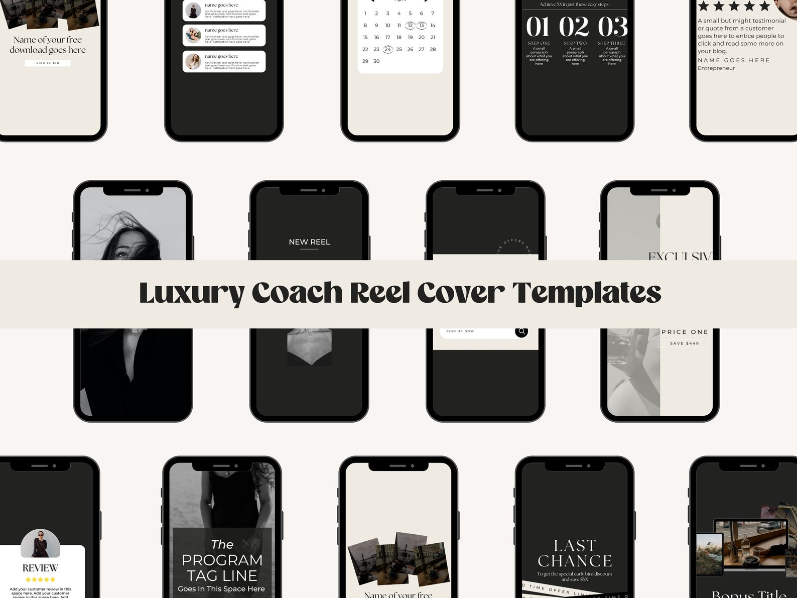 Instagram Reels | Reel Cover Template | Reel Templates | Instagram Reel ...