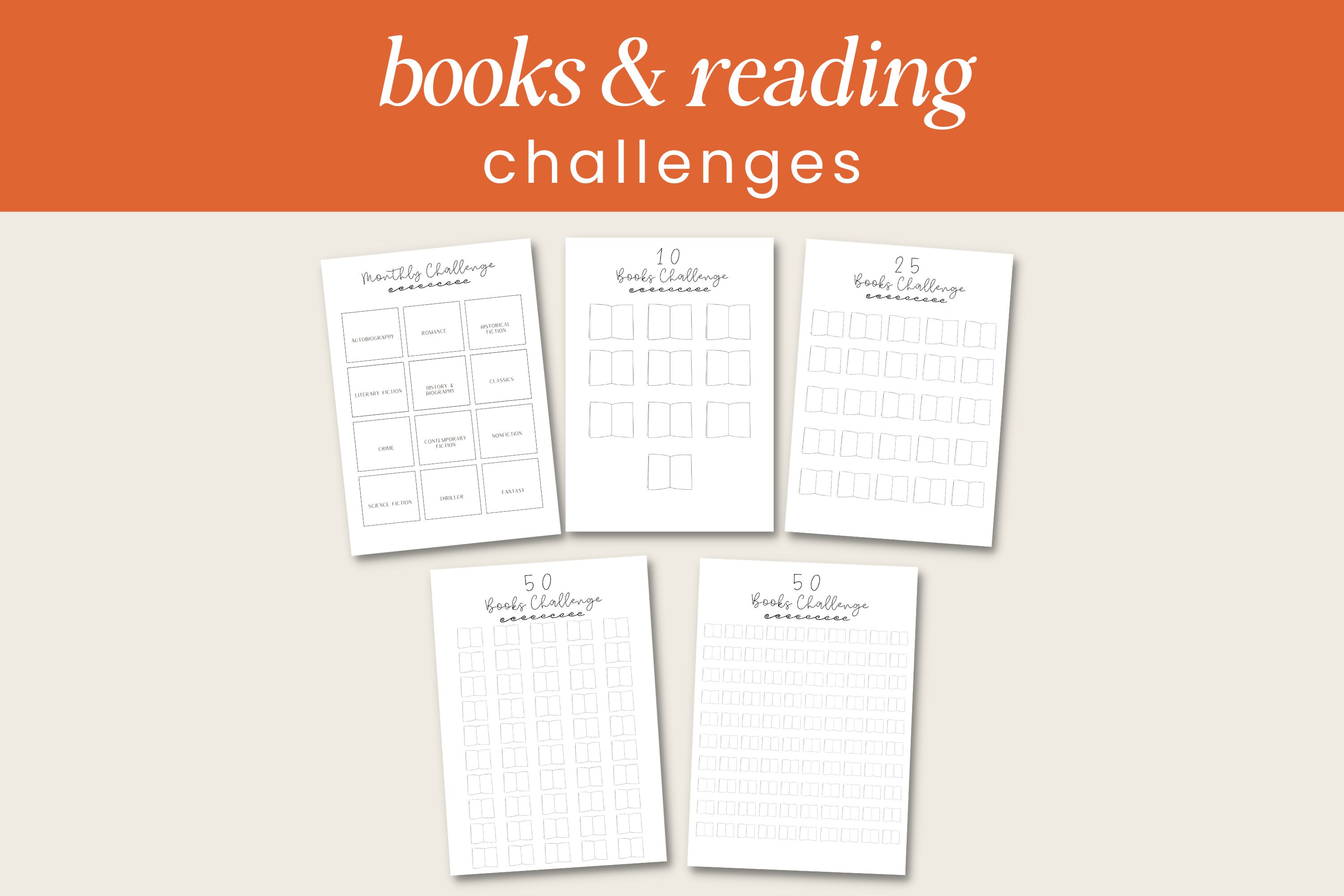 Reading Planner Printable Printable Reading Planner Journal Reading ...