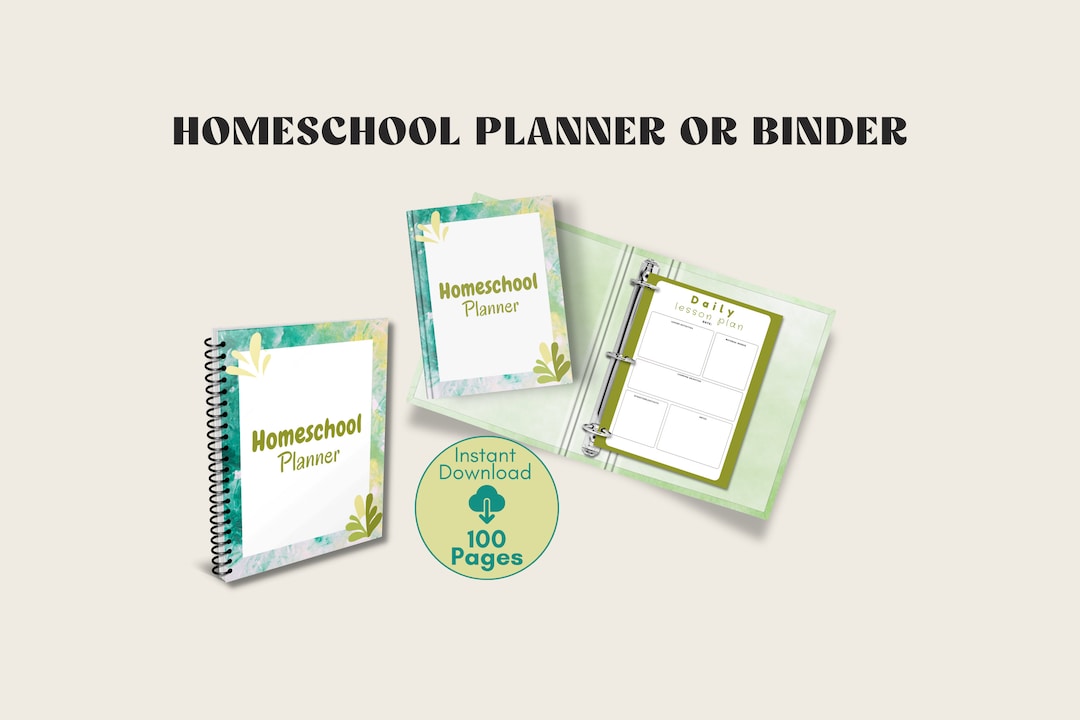 Homeschool Planner Printed | Homeschool Planner Kids Printable ...