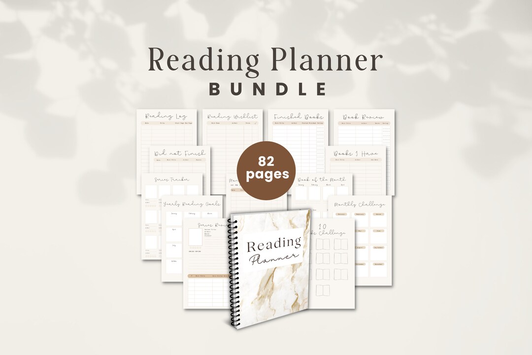 Printable Reading Journal Pages | Reading Journal for Book Lovers ...