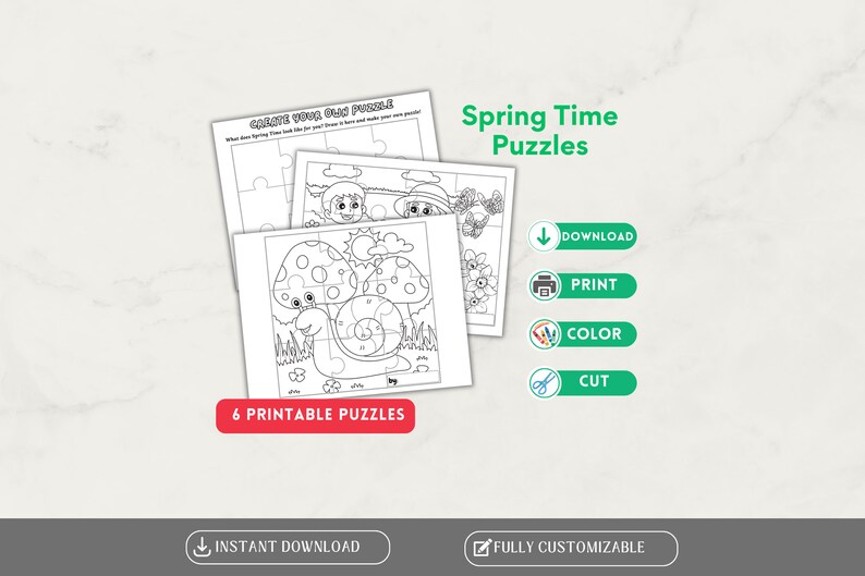 Create Your Own Puzzle Printable Printable Puzzle Printable Activity ...