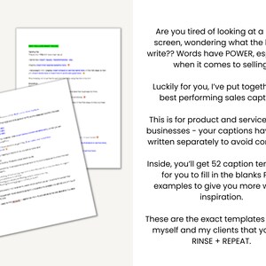 Sales Captions for Instagram | Caption Template | Instagram Caption ...