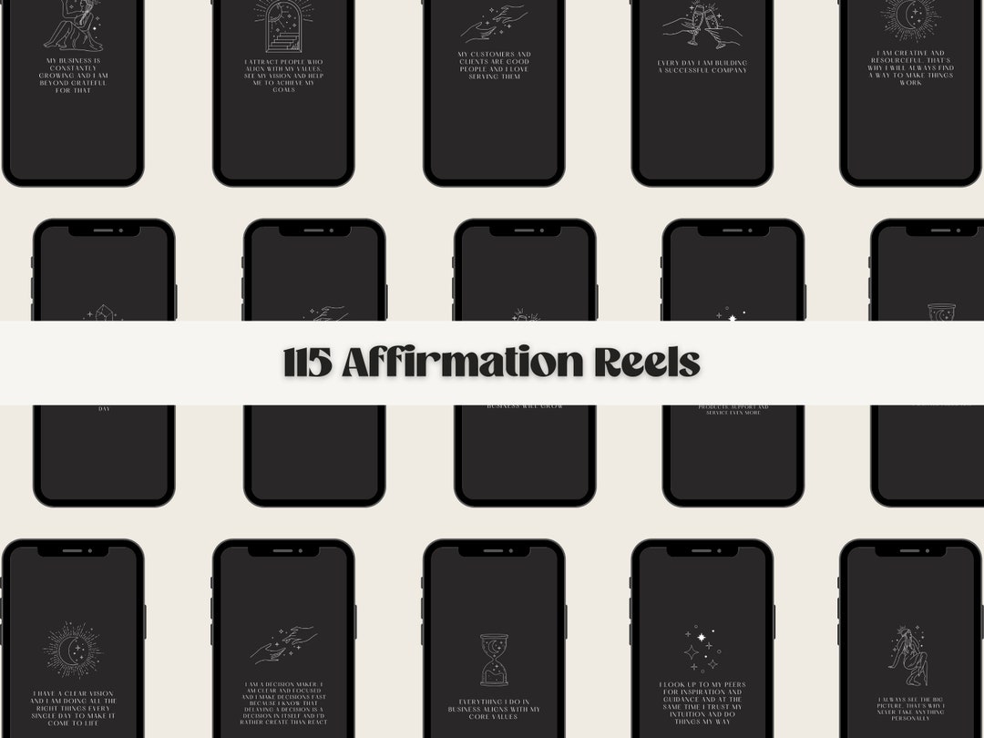 Instagram Affirmations | Affirmation Instagram Templates | Affirmation ...