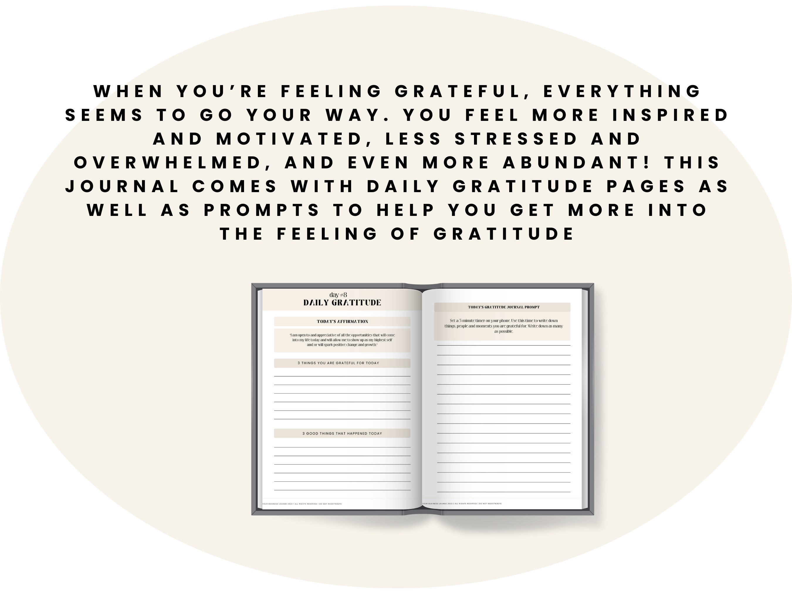 Gratitude Journal Printable Bundle Gratitude Journal Prompts Gratitude ...