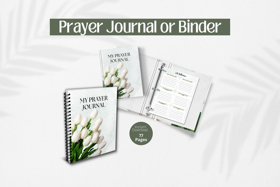 Guided Prayer Journal Prayer Journal Pages Printable - Etsy