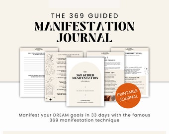 EDITABLE Digital Manifestation Journal 130 Pages to Increase - Etsy