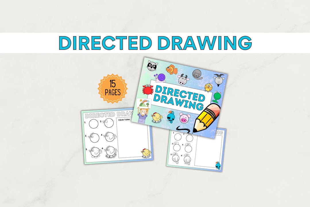Directed Drawing | Learn How to Draw | Step by Step Drawing | Kids ...