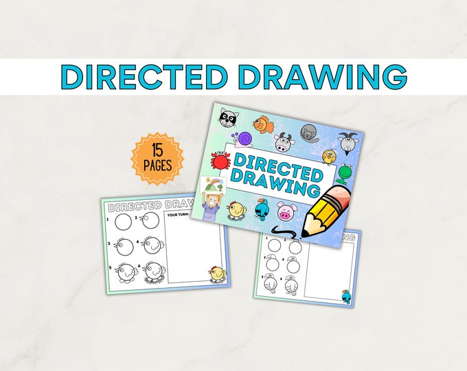 How to Draw a Simple Bird for Kids, Directed Drawing Step by Step ...