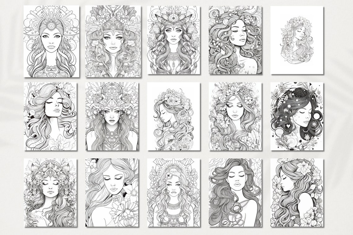 Adult Coloring Page | Printable Coloring | Adult Coloring Book ...