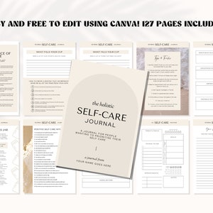 Self Care Journals Template | Self Care Journal Template | Self Care ...