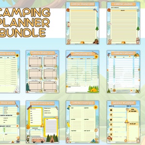 Camping Planner | Camping Travel Planner | Camping Trip Planner ...