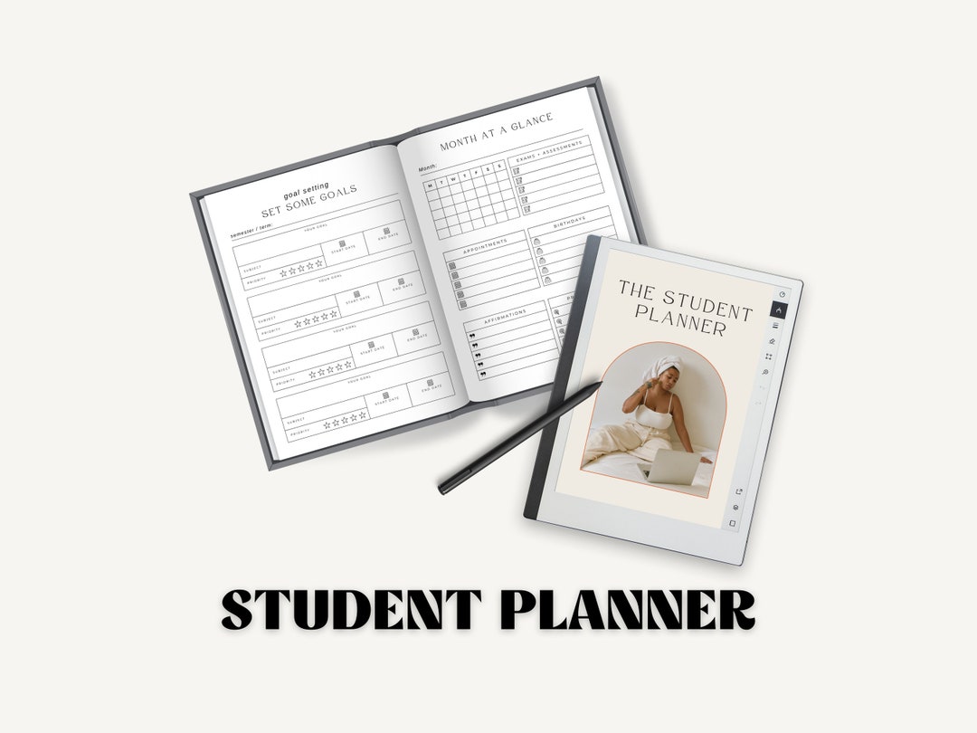 Student Printable Planner Student Planner 2023 Weekly Planner Academic ...