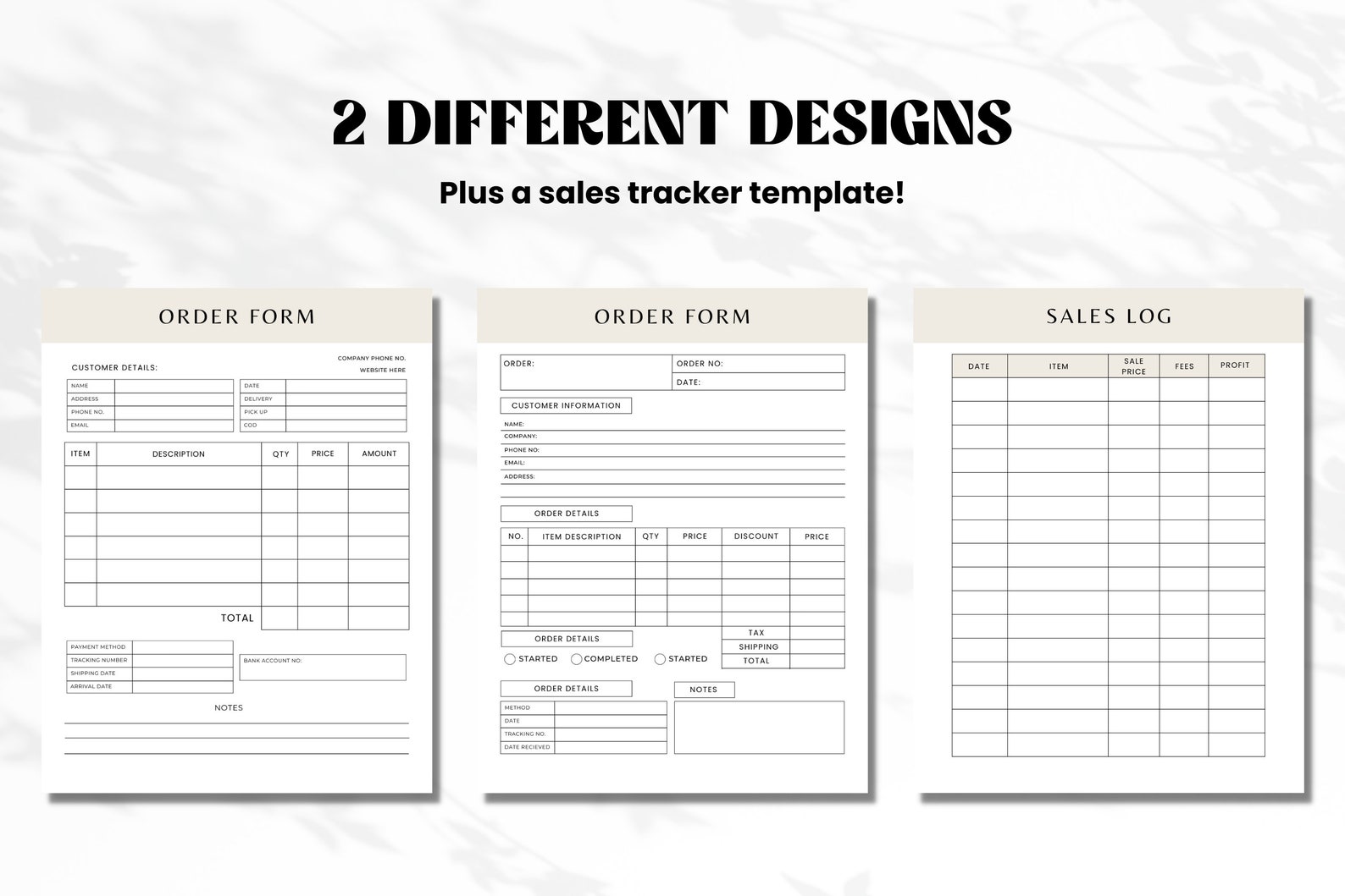 Order Form Template | Simple Order Form Template | Order Form Template ...