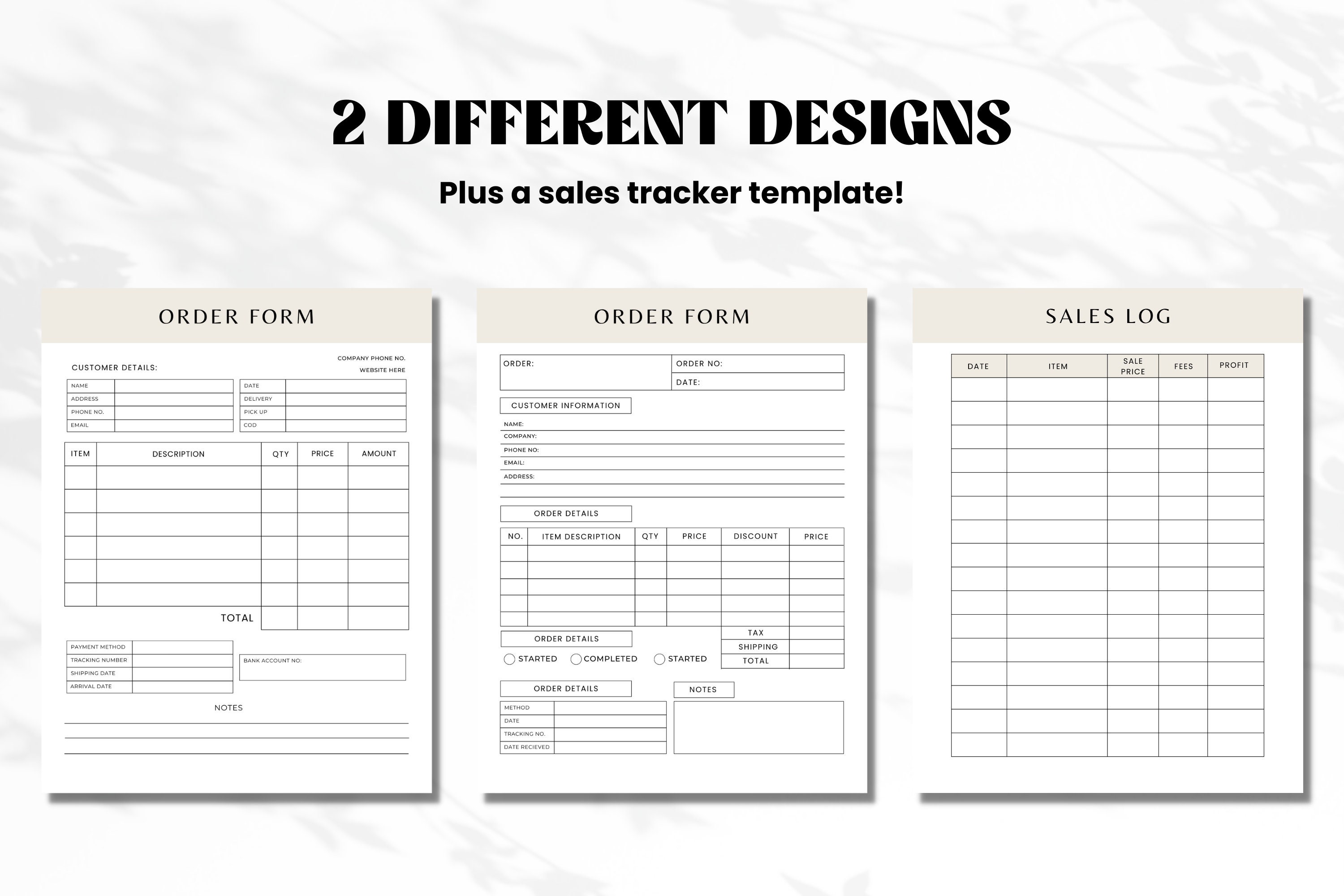 Order Form Template | Simple Order Form Template | Order Form Template ...