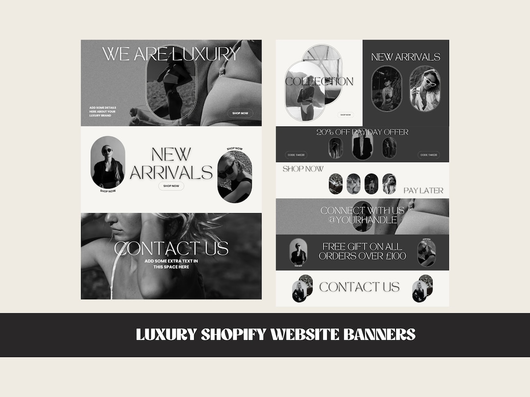 Shopify Banners | Shopify Website Banner | Website Template Shopify ...