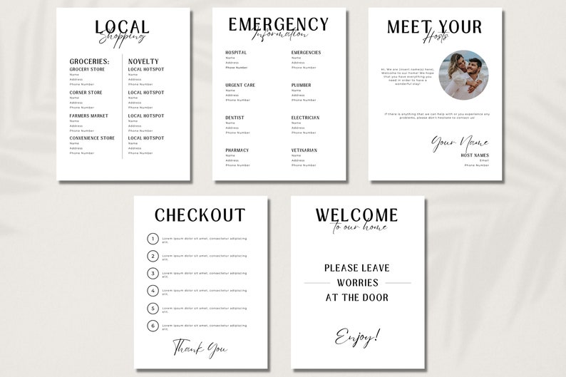 VRBO Template | VRBO Check Out Instructions Template| VRBO Checklist ...