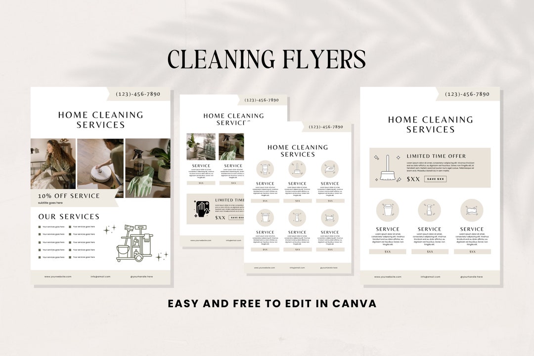Cleaning Business Flyer Template | Small Business Flyers | Business Flyers | Cleaning Services ...