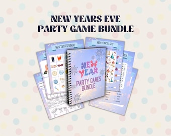 New Years Games Printable New Year's Eve Game Bundle Party Games New ...