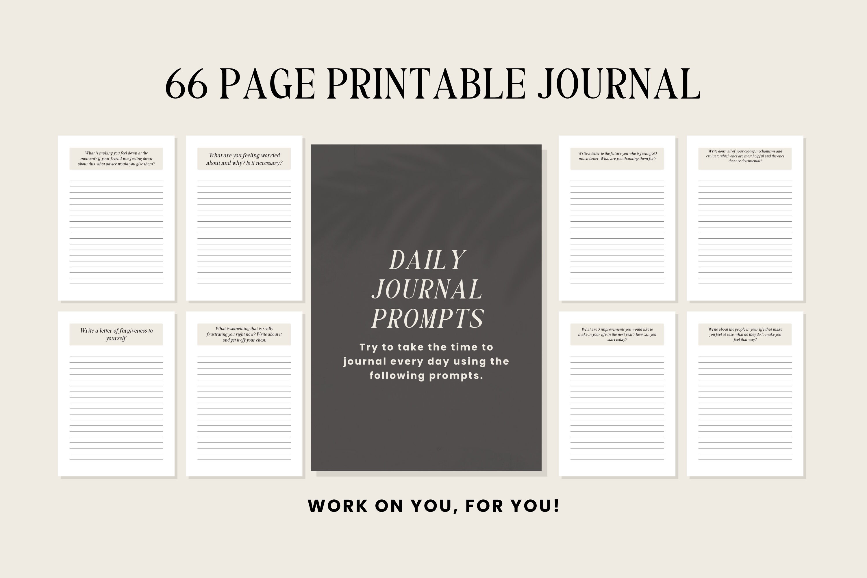 Journaling for Mental Health PDF Journaling Prompts for Mental Health ...
