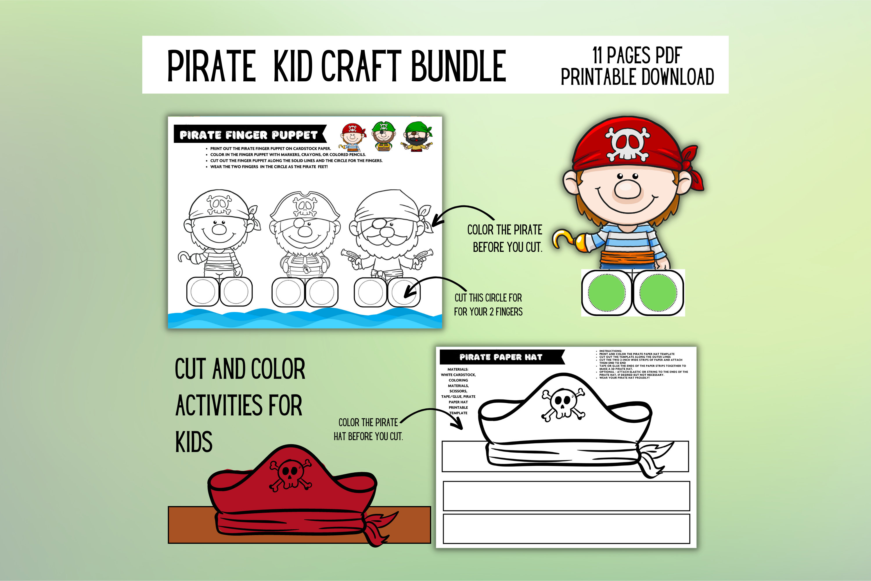 Pirate Printable | Pirate Printable Activities | Printable Crafts for ...