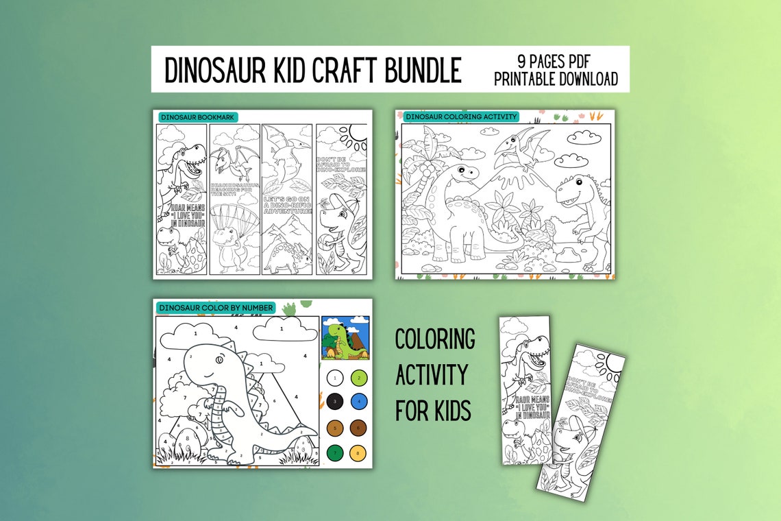 Dinosaur Craft for Kids | Dinosaur Craft Printable | Dinosaur Printable ...