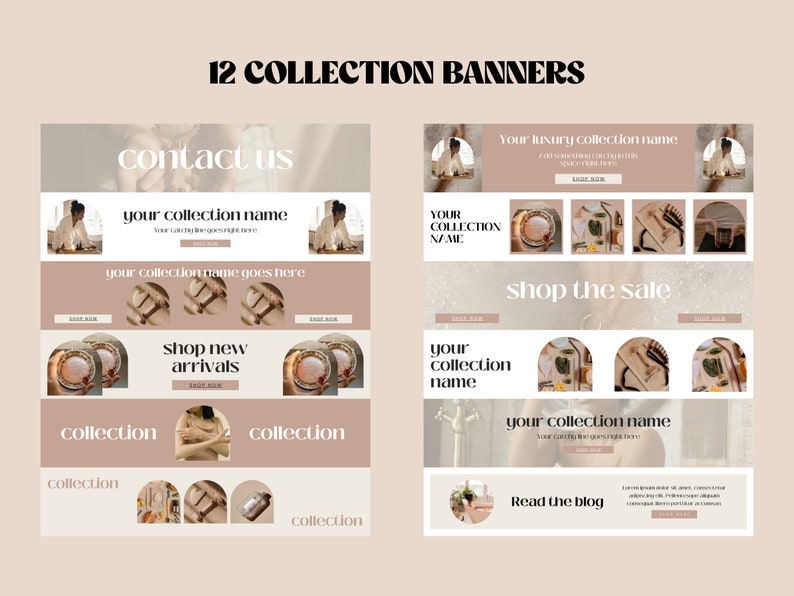 Shopify Banners | Shopify Website Banner | Website Template Shopify ...
