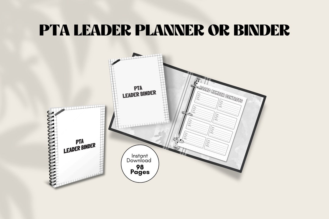 School PTA Parent Teacher PTA Planner PTA Binder Pta Flyer Back to ...