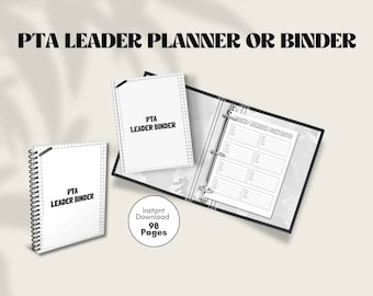 School PTA | Parent Teacher | PTA Planner | PTA Binder | Pta Flyer ...