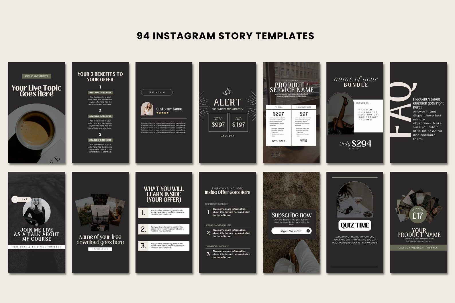 Course Templates Canva Online Course Content Template Canva Template ...