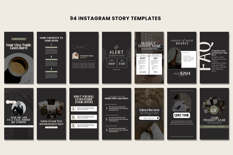 Course Templates Canva Online Course Content Template Canva Template ...