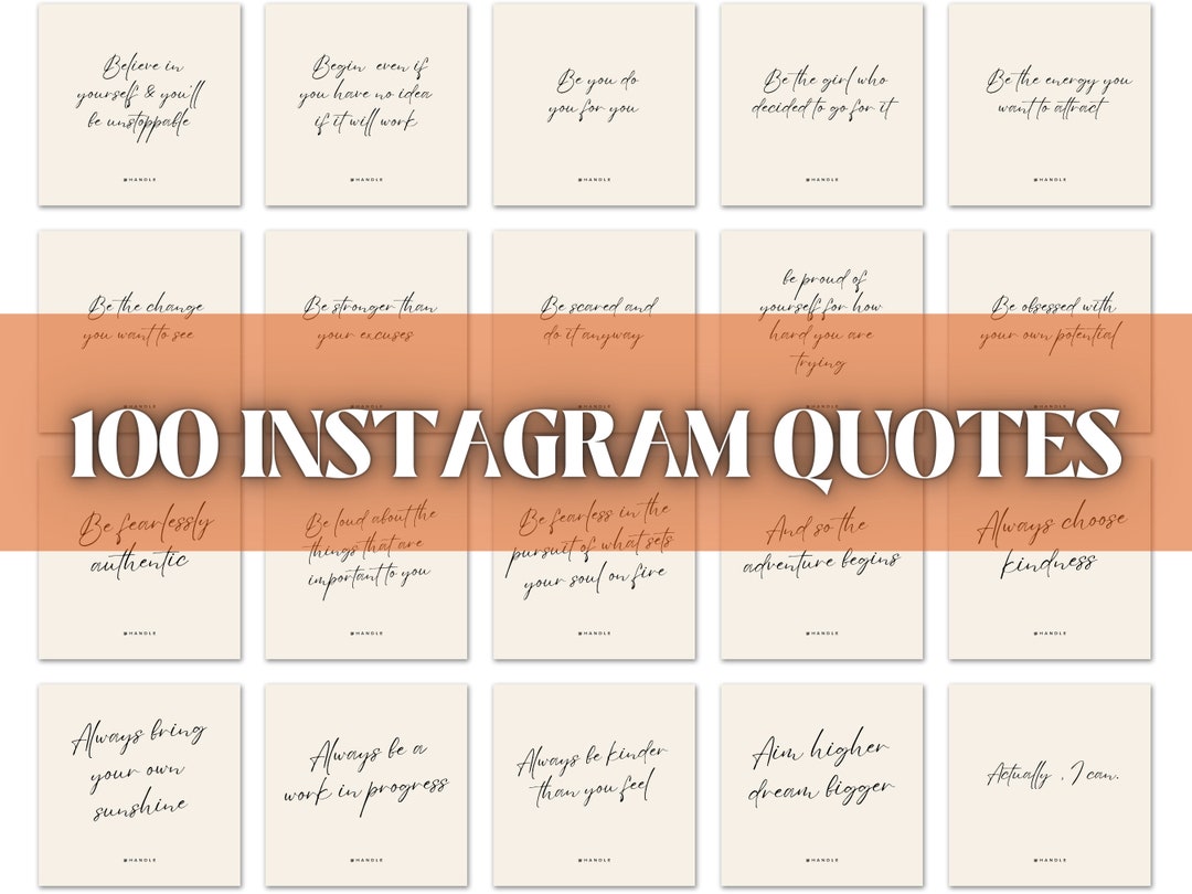Quotes to Post on Instagram | Instagram Motivational Quote ...