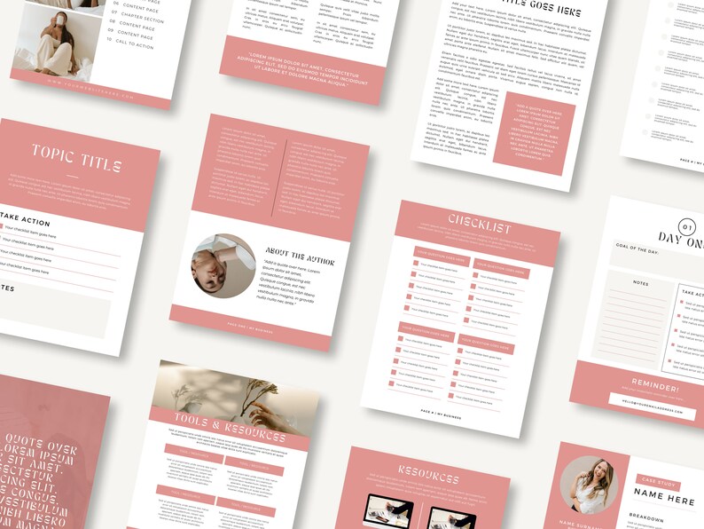 Workbook Template Canva Workbook Canva Templates Coaching Template ...
