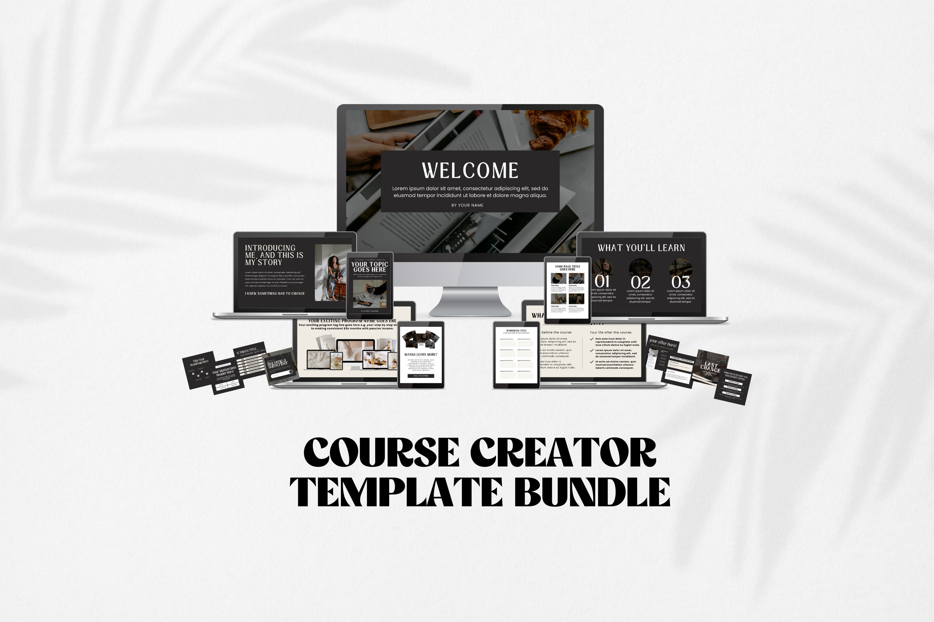 Course Templates Canva Course Workbook Template Online Course Template ...