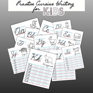 Cursive Writing Practice Sheets | Printable Writing Practice Sheets ...
