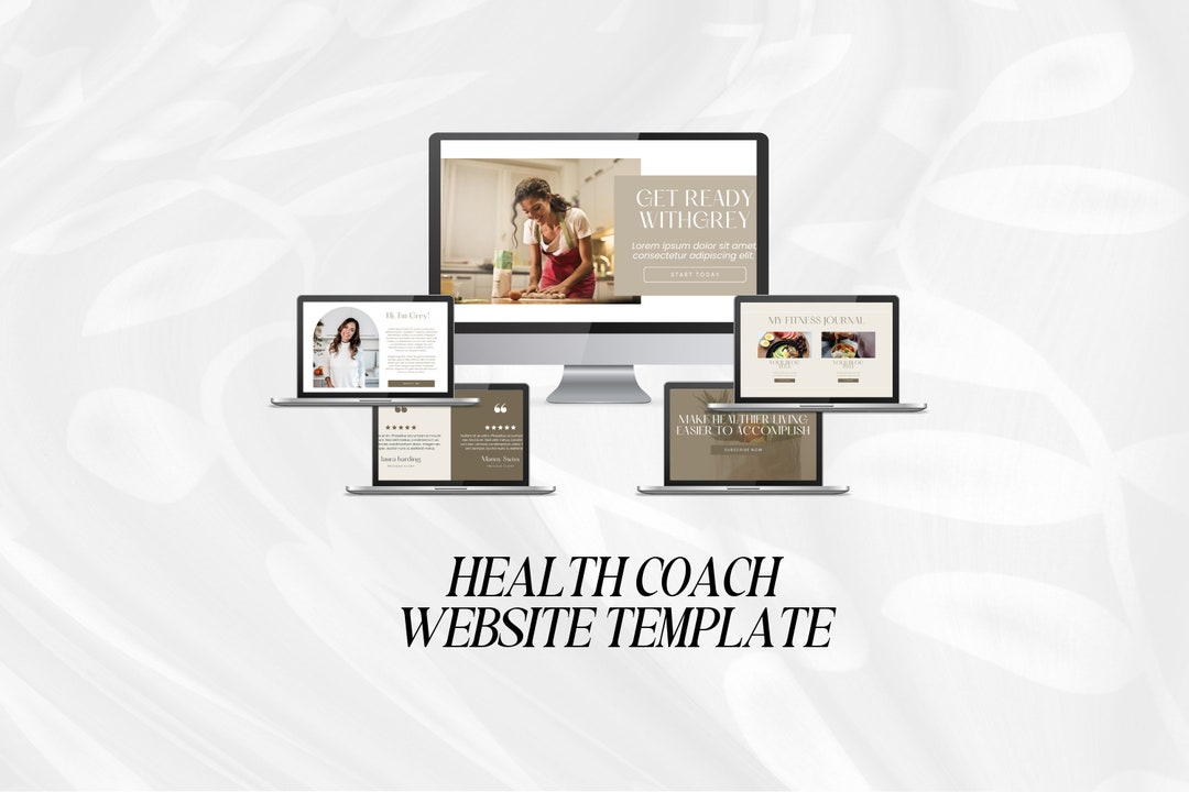Health Coach Template | Health Coach Business | Health Coach Website ...