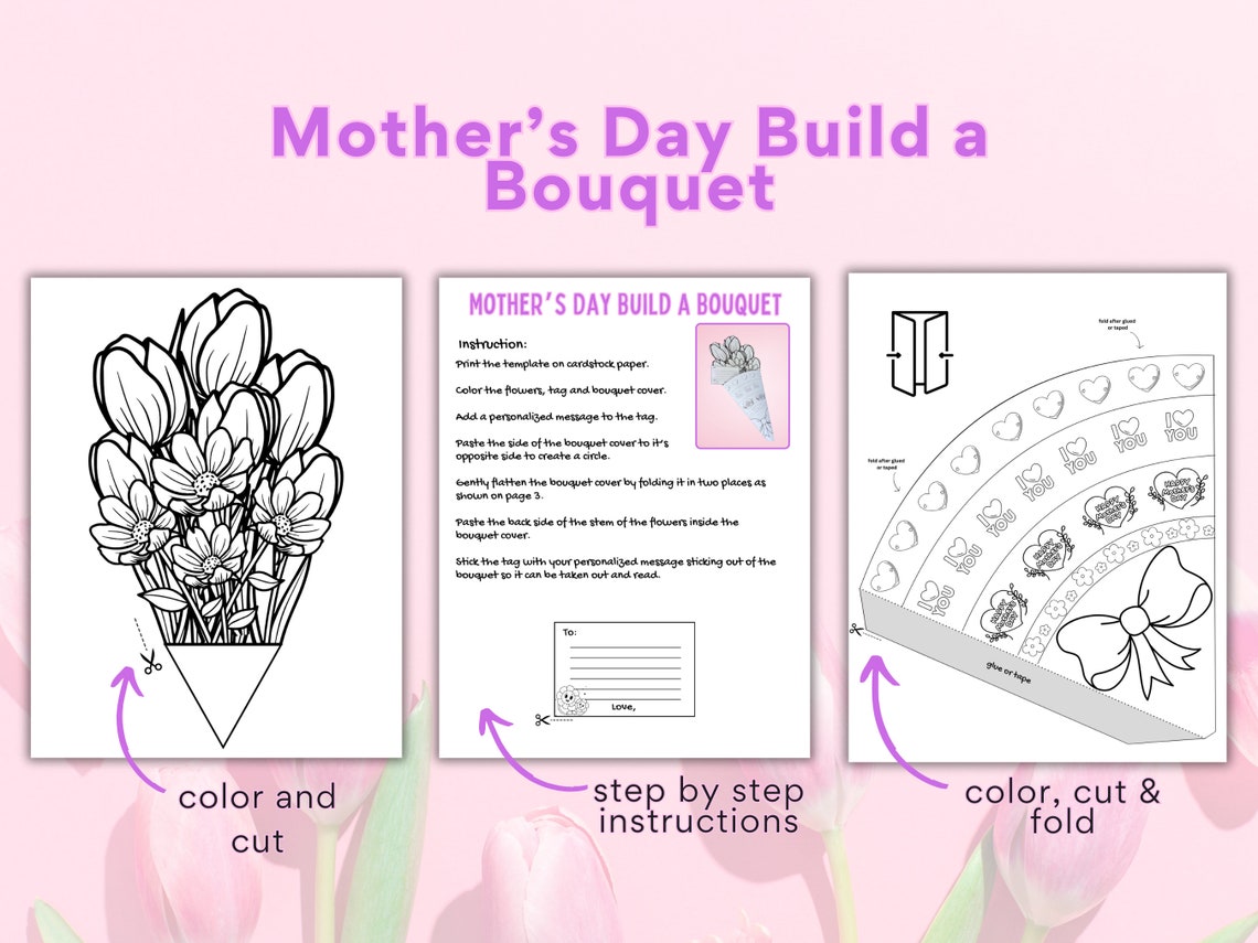 Mothers Day Craft Printable | DIY Crafts for Kids Mothers Day ...
